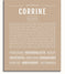 Corrine | Name Art Print – Name Stories