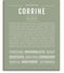 Corrine | Name Art Print – Name Stories