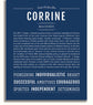 Corrine | Name Art Print – Name Stories