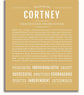 Cortney | Name Art Print – Name Stories