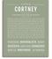 Cortney | Name Art Print – Name Stories