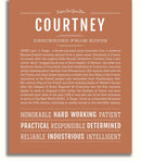 Courtney | Name Art Print – Name Stories