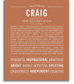 Craig | Name Art Print – Name Stories