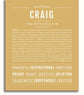 Craig | Name Art Print – Name Stories