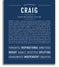 Craig | Name Art Print – Name Stories