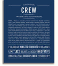 Crew | Name Art Print – Name Stories