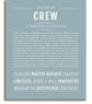 Crew | Name Art Print – Name Stories