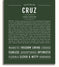 Cruz | Name Art Print – Name Stories