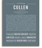 Cullen | Name Art Print – Name Stories
