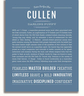 Cullen | Name Art Print – Name Stories