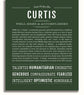 Curtis | Name Art Print – Name Stories