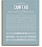 Curtis | Name Art Print – Name Stories