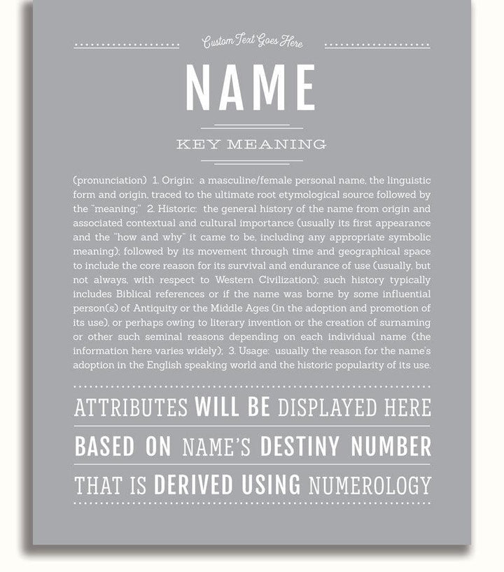 Unique Personalized Gifts | Name Meaning Art and Prints | Name Stories