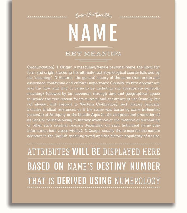 Unique Personalized Gifts | Name Meaning Art and Prints | Name Stories