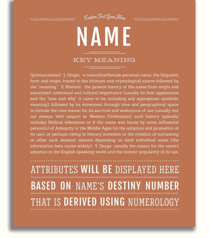 Unique Personalized Gifts | Name Meaning Art and Prints | Name Stories