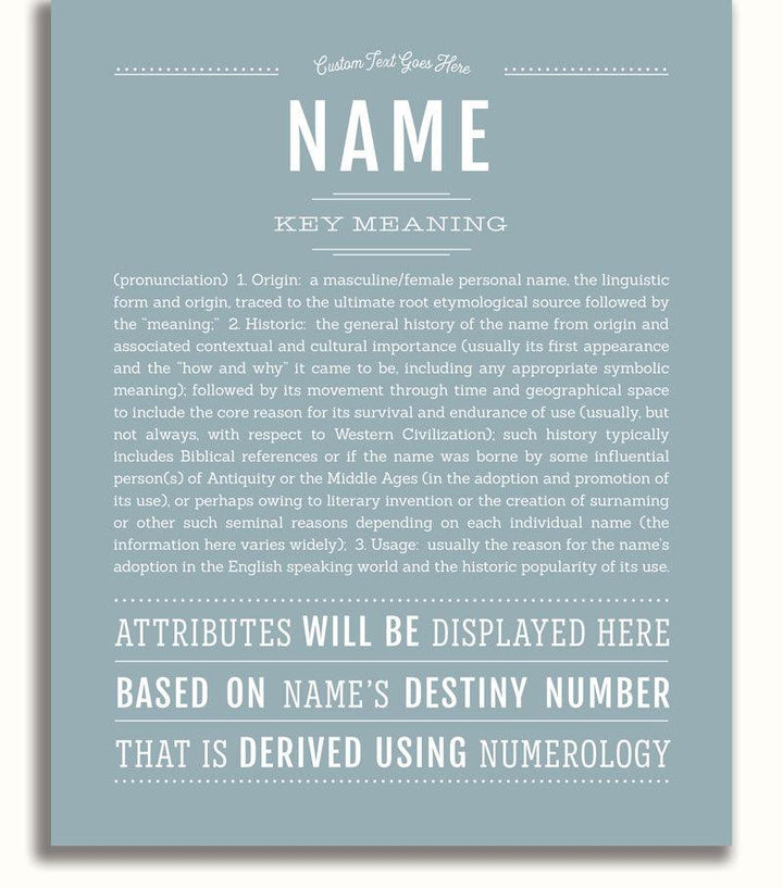 Unique Personalized Gifts | Name Meaning Art and Prints | Name Stories