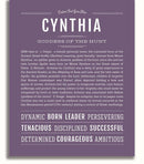 Cynthia | Name Art Print – Name Stories