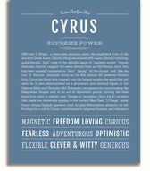 Cyrus | Name Art Print – Name Stories