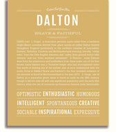 Dalton | Name Art Print – Name Stories