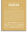 Damian | Name Art Print – Name Stories