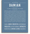 Damian | Name Art Print – Name Stories