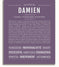 Damien | Name Art Print – Name Stories