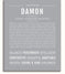 Damon | Name Art Print – Name Stories