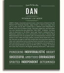 Dan | Name Art Print – Name Stories