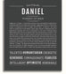 Daniel Personalized Name Meaning Art Prints – Name Stories