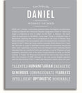 Daniel | Name Art Print – Name Stories