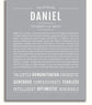 Daniel | Name Art Print – Name Stories