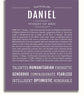 Daniel Personalized Name Meaning Art Prints – Name Stories