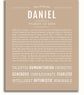 Daniel | Name Art Print – Name Stories