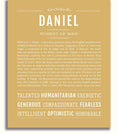 Daniel | Name Art Print – Name Stories
