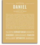 Daniel | Name Art Print – Name Stories