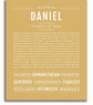 Daniel Personalized Name Meaning Art Prints – Name Stories