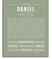 Daniel | Name Art Print – Name Stories