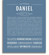 Daniel | Name Art Print – Name Stories