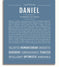Daniel | Name Art Print – Name Stories