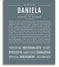 Daniela | Name Art Print – Name Stories