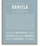 Daniela Personalized Name Meaning Art Prints – Name Stories