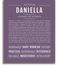 Daniella Personalized Name Meaning Art Prints – Name Stories