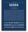 Danna | Name Art Print – Name Stories