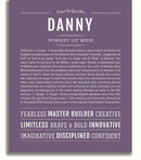 Danny | Name Art Print – Name Stories
