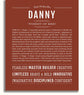 Danny | Name Art Print – Name Stories