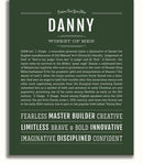Danny | Name Art Print – Name Stories