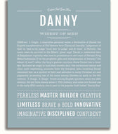 Danny | Name Art Print – Name Stories