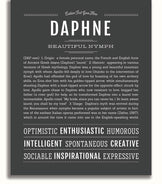 Daphne | Name Art Print – Name Stories