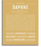Daphne Personalized Name Meaning Art Prints – Name Stories