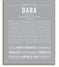 Dara Personalized Name Meaning Art Prints – Name Stories